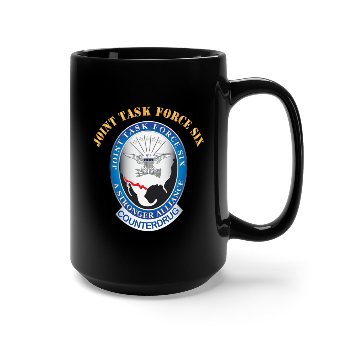 Black Mug 15oz - SOF - Joint Task Force Six X300 – MIP Brand Store