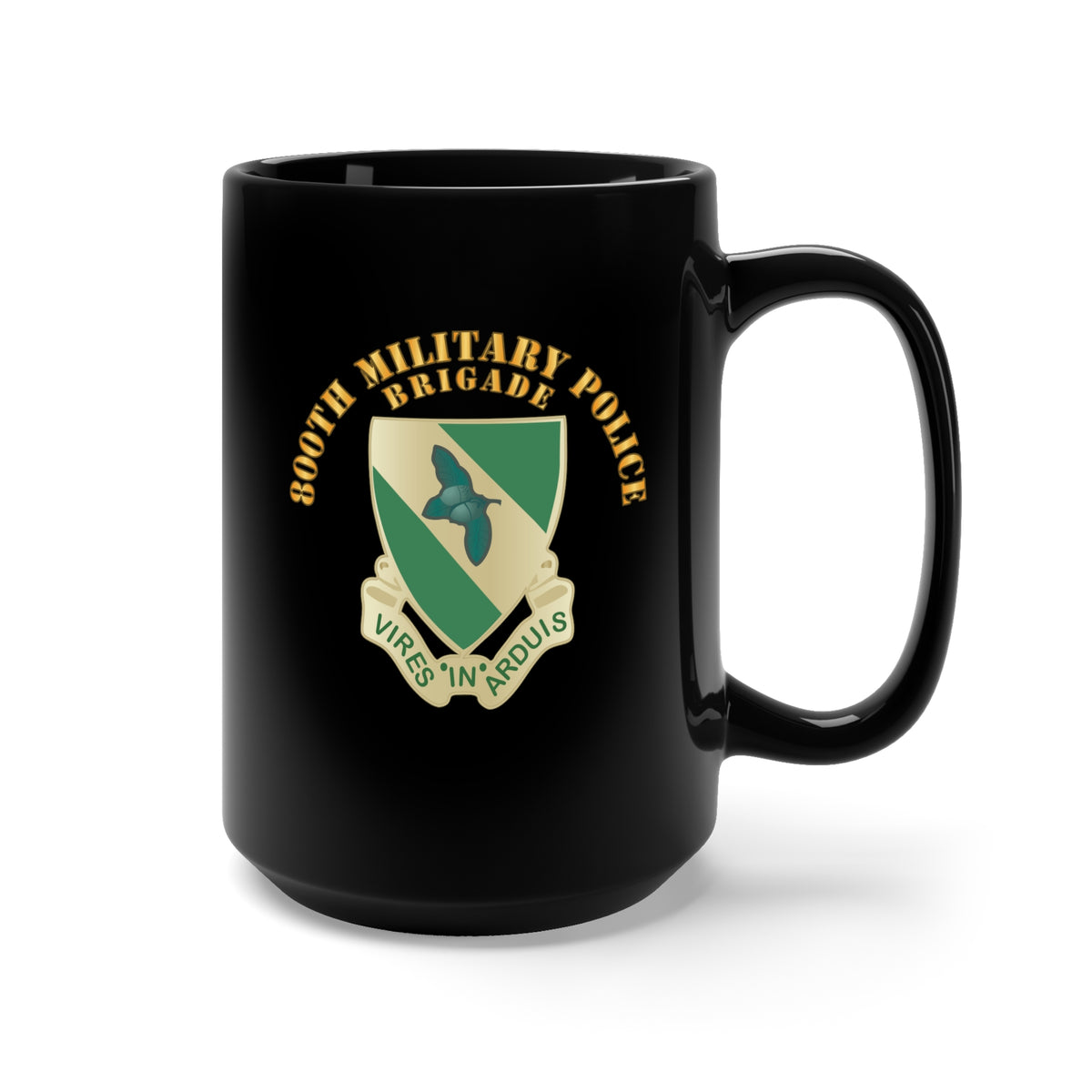Black Mug 15oz - DUI - 800th Military Police Brigade with Txt X 300 ...
