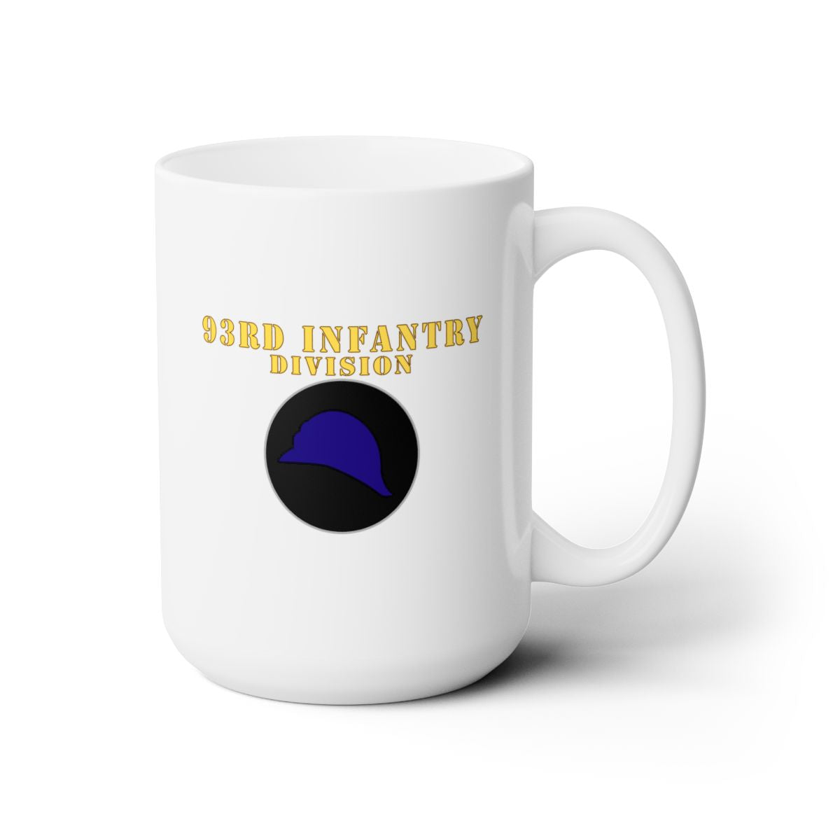 White Mug 15oz -Army - 93rd Infantry Div X 300 - Hat – MIP Brand Store