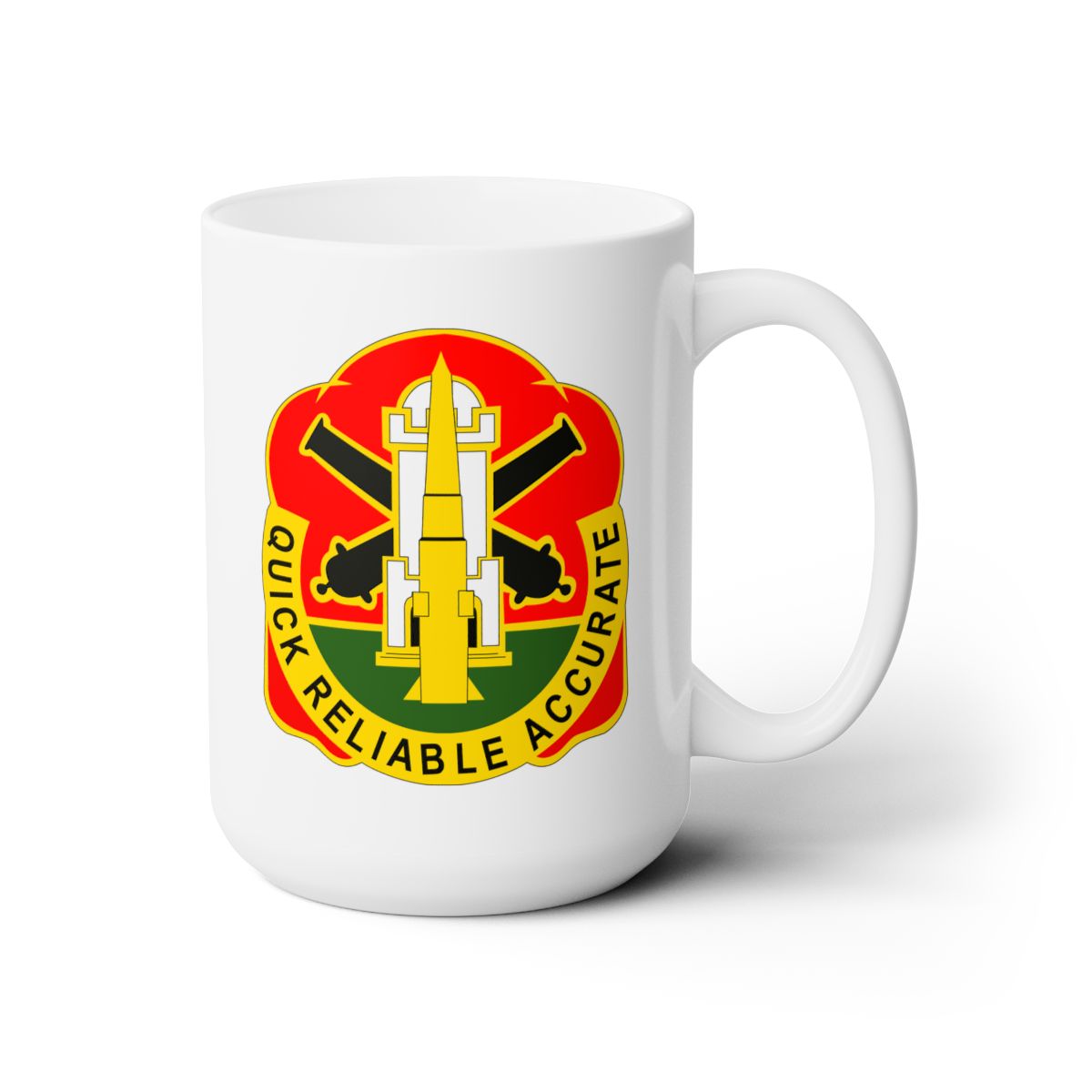 White Mug 15oz - Army - 56th Field Artillery Command - DUI wo txt – MIP ...