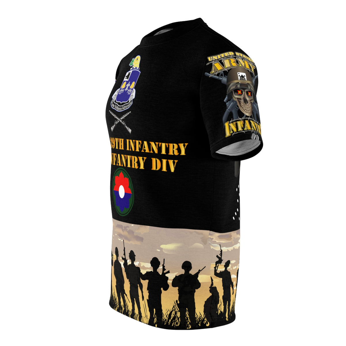 AOP - Army - 3rd Battalion, 39th Infantry Regiment with Unit Crest and ...
