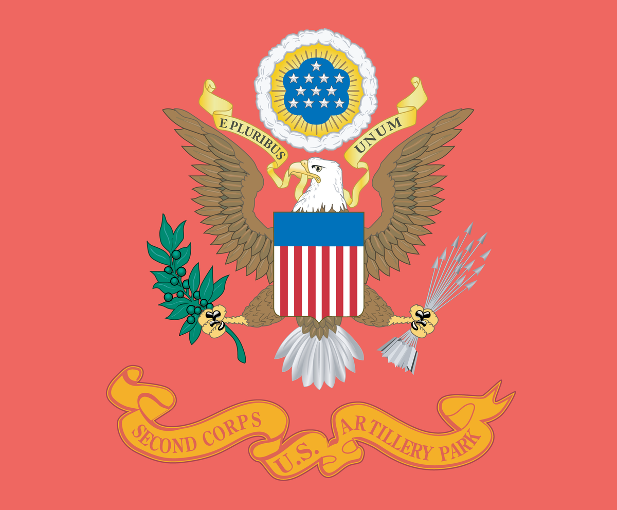 Rectangle Flags - Army - Regimental Colors - Artillery Branch - Flag w ...