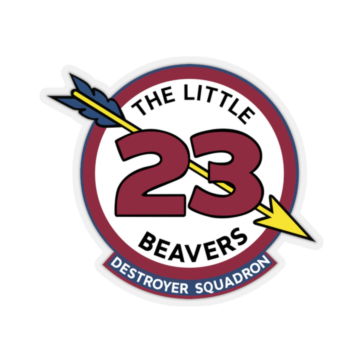 Kiss-Cut Stickers - Navy - Destroyer Squadron 23 (DESRON-23) wo Txt X ...