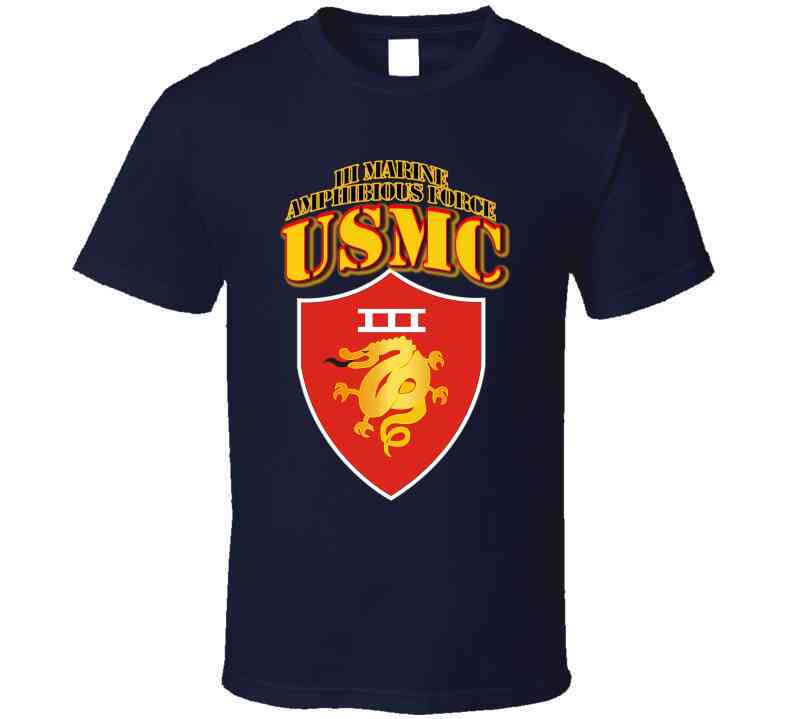 Usmc - Iii Marine Amphibious Force - Maf T Shirt – MIP Brand Store