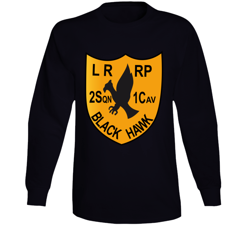 Army - 2nd Squadron, 1st Cav Regt Lrrp - Black Hawk Long Sleeve – MIP ...