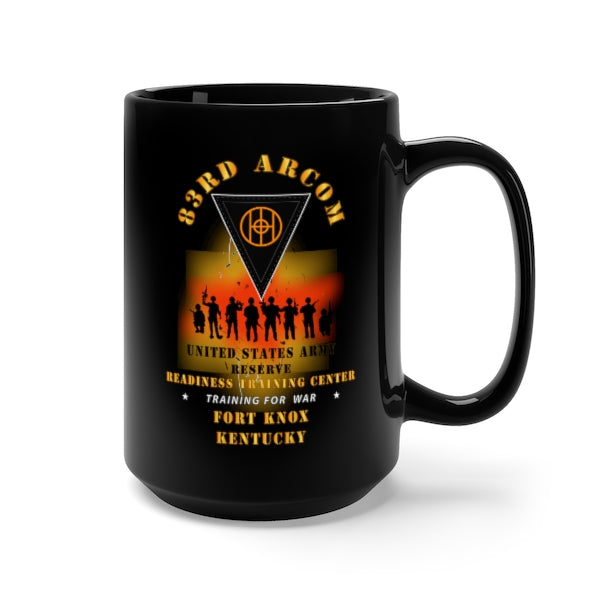 Black Coffee Mug 15oz - Army - 83rd ARCOM - USAR Readninees TNG Ctr ...