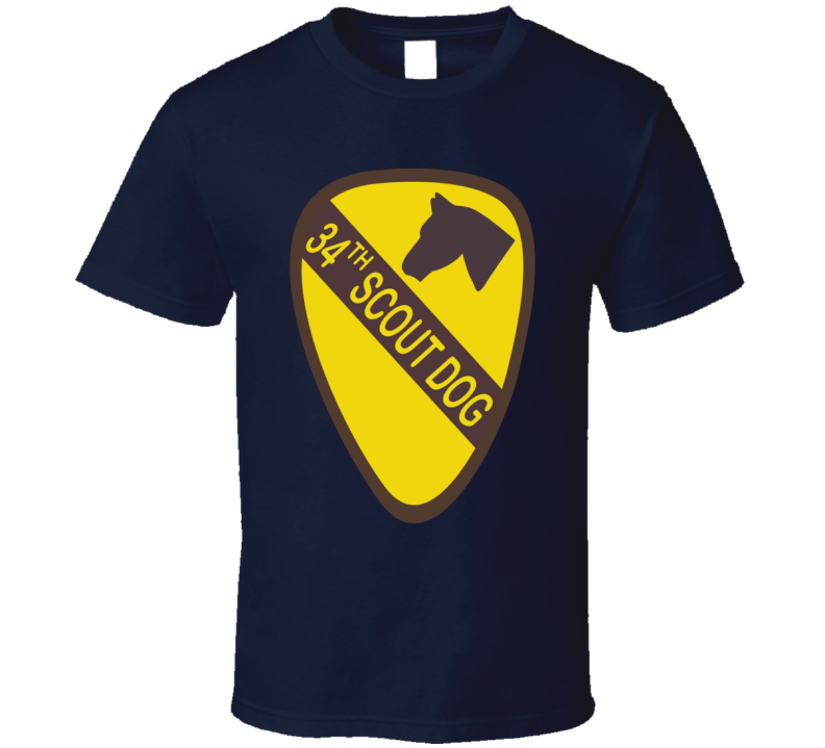 Army - 34th Scout Dog Platoon wo Txt V1 Classic T Shirt – MIP Brand Store