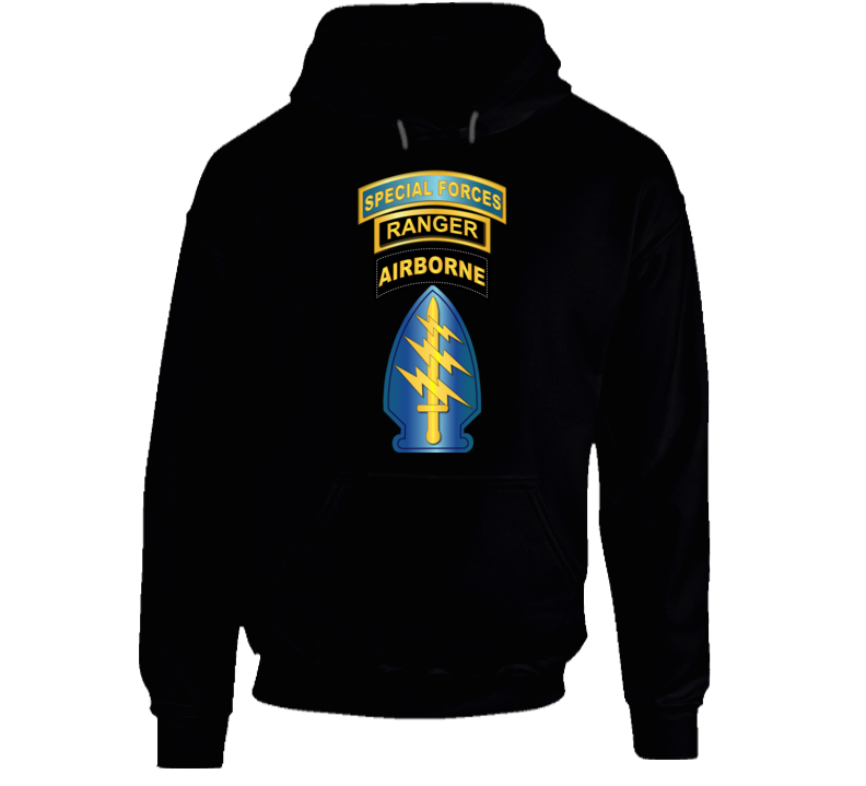 SOF - Airborne - SF SSI - SF Tab - Ranger Tab Hoodie – MIP Brand Store