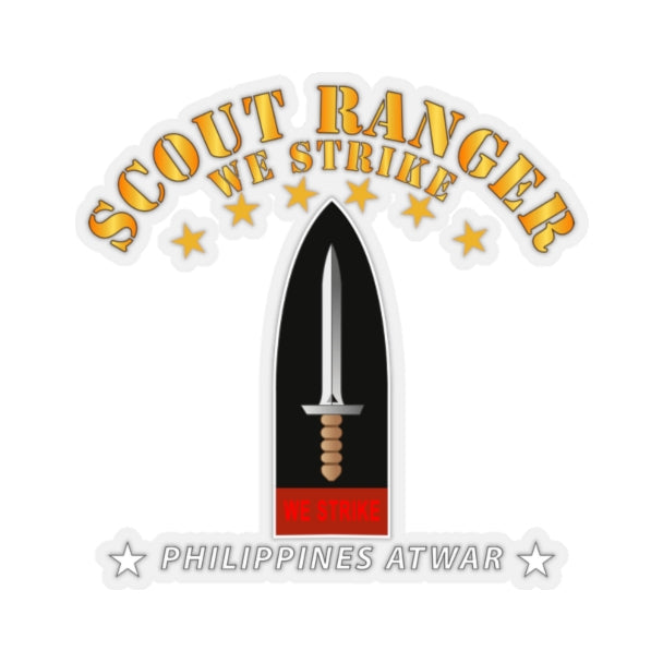 Kiss-Cut Stickers - Philippines - Scout Ranger - We Strike X 300 – MIP ...