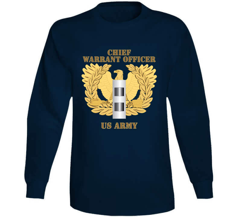 Army Warrant Officer CW2 Emblem Long Sleeve Shirt - MIP Brand Store ...