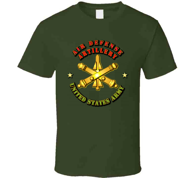 Air Defense Artillery US Army T-Shirt | ADA Branch Heritage Apparel ...