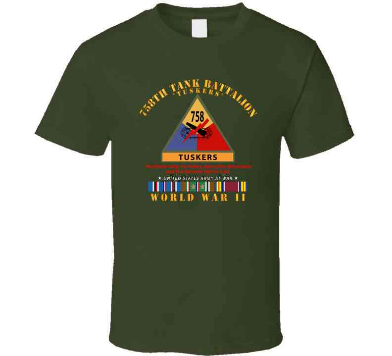 758th Tank Battalion "Tuskers" WWII Classic T-Shirt | MIP Brand – MIP ...